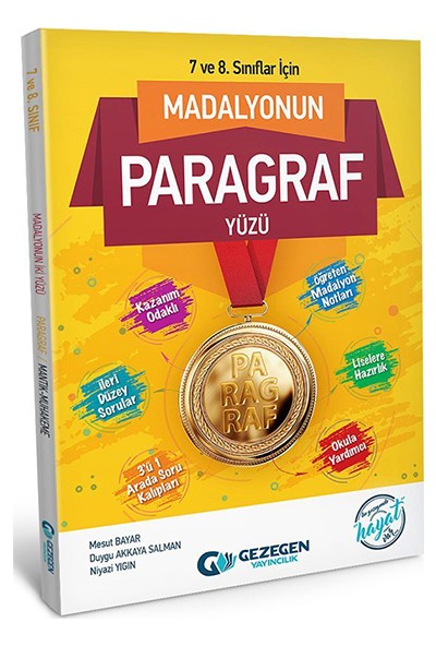 Gezegen Madalyonun Mantık-Paragraf Yüzü 7 Ve 8. Sınıflar İçin