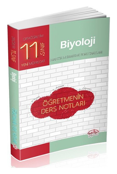Editör Yayınları 11. Sınıf Biyoloji Öğretmenin Ders Notları