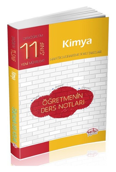 Editör Yayınları 11. Sınıf Kimya Öğretmenin Ders Notları