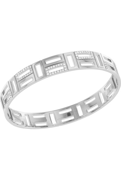 Swarovski Bilezik Cubist Bangle White Size M 5119307 Swarovski Bilezik Cubist Bangle White Size M 5119307