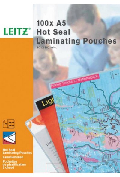 Leitz 7493 A5 Laminasyon Filmi 125 Mic. 100 Lü Paket Leitz 7493 A5 Laminasyon Filmi 125 Mic. 100 Lü Paket