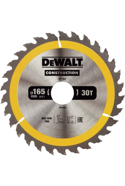 Dewalt Dt1949 Ahşap Kesim Elmas Testere Bıçağı165Mm Dewalt Dt1949 Ahşap Kesim Elmas Testere Bıçağı165Mm