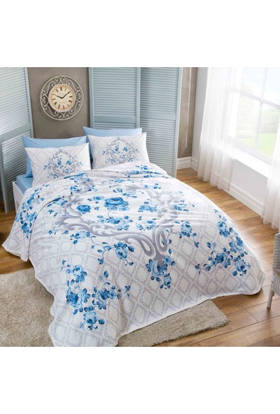 Taç Luiza Çift Kişilik Pamuklu Pike Takımı