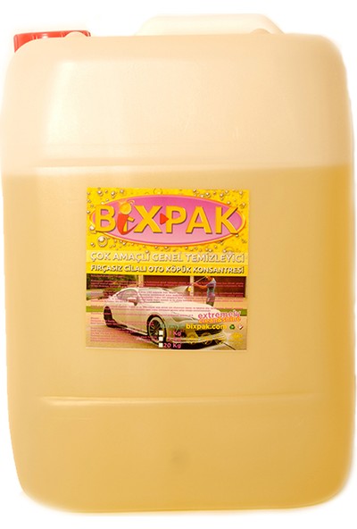 Bixpak Çok Amaçlı Fırçasız Cilalı Oto Köpük Konsantre Temizleyici 20 Kg
