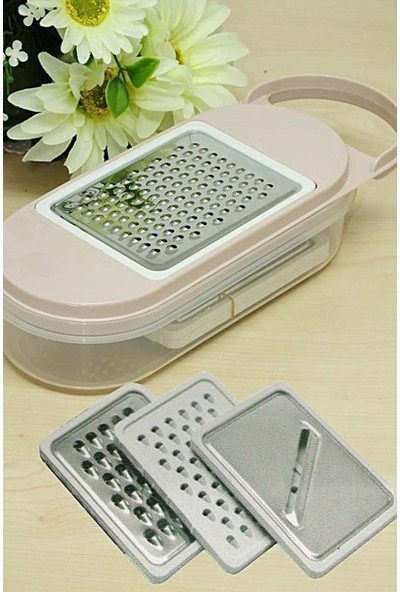 Magic Gift 3 Bıçaklı Hazneli Takım Rende Magic Gift 3 Bıçaklı Hazneli Takım Rende