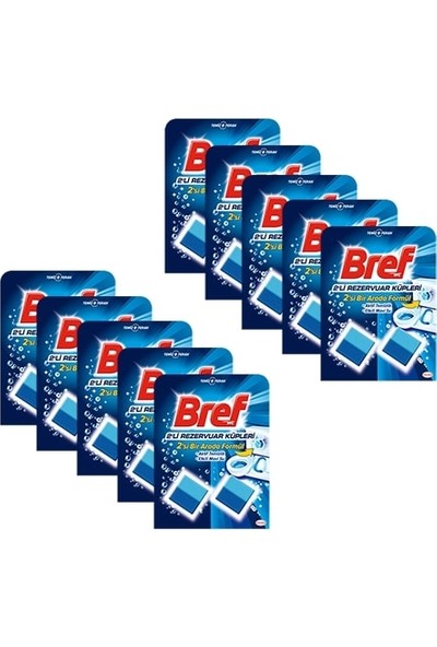 Bref WC Temizleme Küpü 50gr*2 10'lu Set Bref WC Temizleme Küpü 50gr*2 10'lu Set