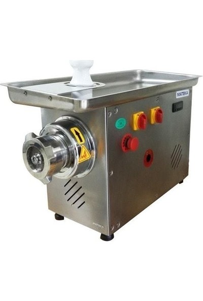 Mateka Soğutmalı Kıyma Makinesi 400 Kg Kapasiteli 22 No 220 Volt