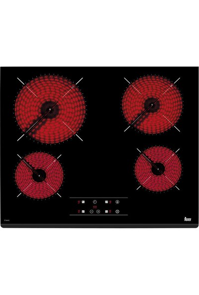 Teka TZ 6415 Cam Seramik Elektrikli Ocak 6300 W Siyah 60 cm 40239040 Teka TZ 6415 Cam Seramik Elektrikli Ocak 6300 W Siyah 60 cm 40239040