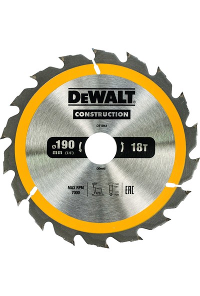 Dewalt Dt1943 190 Mm Ahşap Testere-