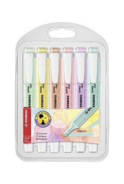 Stabilo Swing Cool 6'Lı Pastel İşaretleme Kalemi Stabilo Swing Cool 6'Lı Pastel İşaretleme Kalemi
