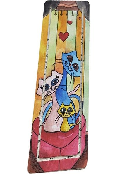 İstisna Ataç Kesim Sevimli Aile Kitap Ayracı