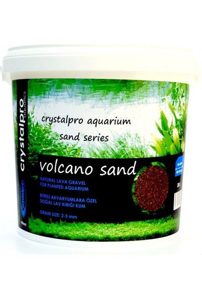 Crystal Pro Volcano Sand 20Lt Volkan Kumu Mineral Takviyeli Crystal Pro Volcano Sand 20Lt Volkan Kumu Mineral Takviyeli