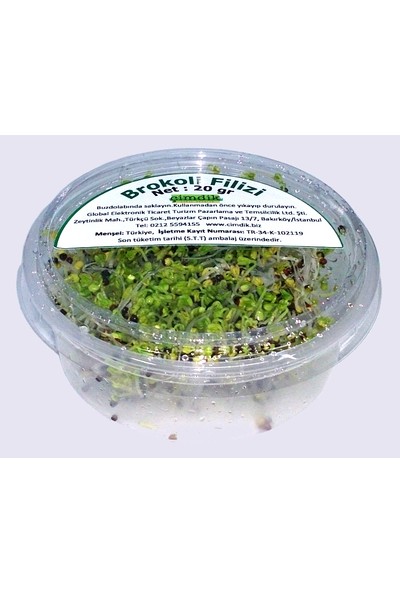 Çimdik Brokoli Filizi 20gr (10'lu) Çimdik Brokoli Filizi 20gr (10'lu)