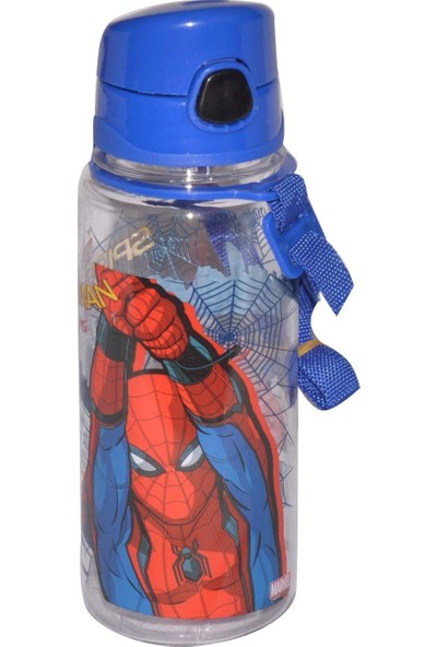 Hakan Çanta Örümcek Adam 500 ml Şeffaf Kırılmaz Matara 78749 Hakan Çanta Örümcek Adam 500 ml Şeffaf Kırılmaz Matara 78749