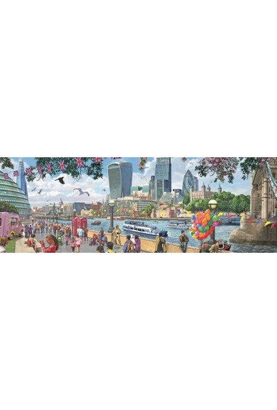 Falcon Jumbo 11161 Thames Nehri - Londra 1000 Parça Puzzle