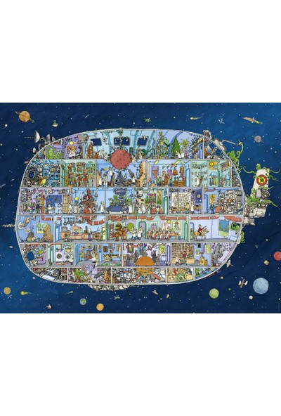 Heye Puzzle 1500 Parça Uzay Gemisi Puzzle - Mattias Adolfsson Heye Puzzle 1500 Parça Uzay Gemisi Puzzle - Mattias Adolfsson
