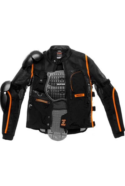Spidi Multitec Armor Evo File Koruma Siyah/Turuncu Spidi Multitec Armor Evo File Koruma Siyah/Turuncu