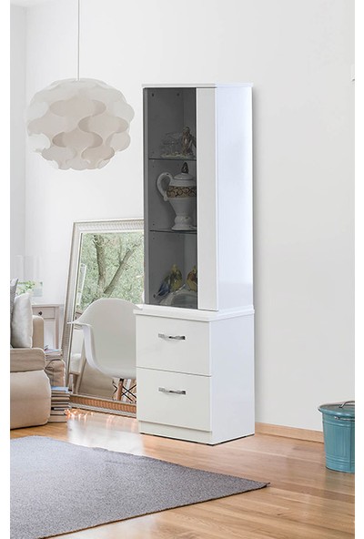 Abre 42 Beyaz Tv Sehpası Gumüşlük Vitrin