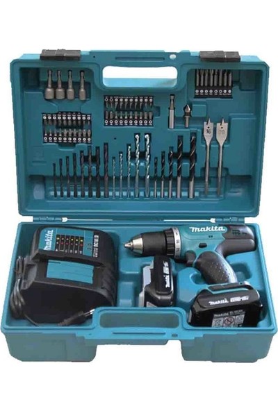 Makita DDF453SYX1 18 Volt -1,5 Ah Lityum Akülü Matkap Vidalama (74 parça uç seti) Makita DDF453SYX1 18 Volt -1,5 Ah Lityum Akülü Matkap Vidalama (74 parça uç seti)