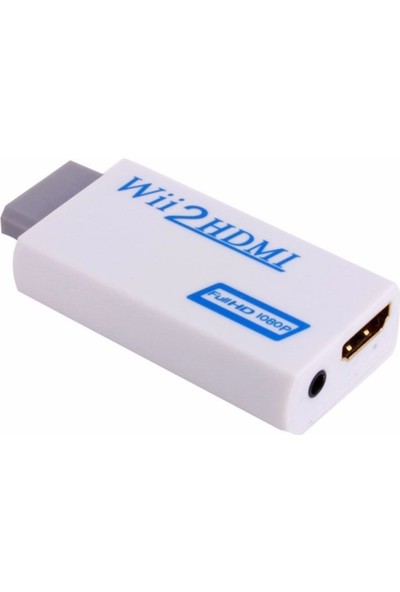 Alfais 4542 Nintendo Wii için HDMI Tv Kablo Çevirici Dönüştürücü Adaptör Alfais 4542 Nintendo Wii için HDMI Tv Kablo Çevirici Dönüştürücü Adaptör
