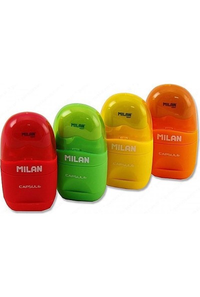Milan Kapsül Silgi + Kalemtraş