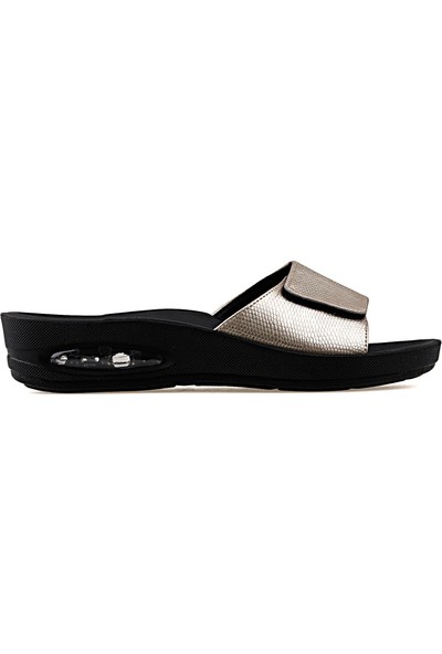 Ceyo 9948-Altın-K Kadın Terlik