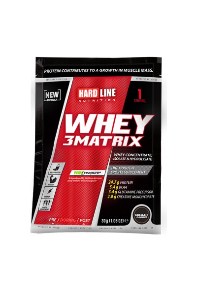 Hardline Nutrition Whey 3Matrix Protein 30gr 1 Adet Hardline Nutrition Whey 3Matrix Protein 30gr 1 Adet