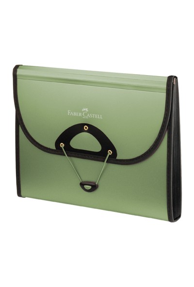 Faber-Castell Körüklü Dosya A13 Metalik Yeşil Faber-Castell Körüklü Dosya A13 Metalik Yeşil