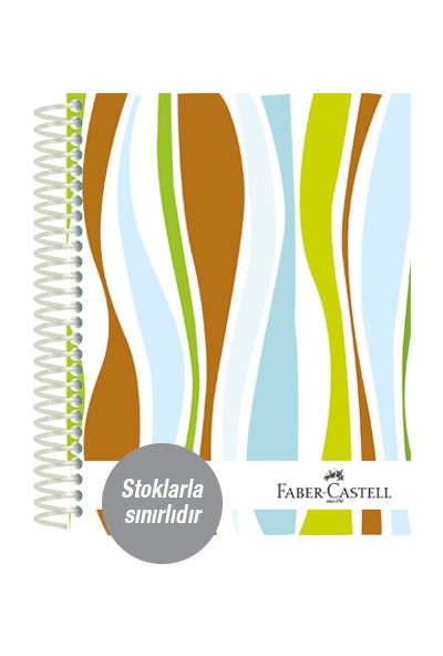 Faber-Castell Sert Kapak Seperatör.3+1 Dalgalar Defter 80gr 160 Yaprak (stok Faber-Castell Sert Kapak Seperatör.3+1 Dalgalar Defter 80gr 160 Yaprak (stok