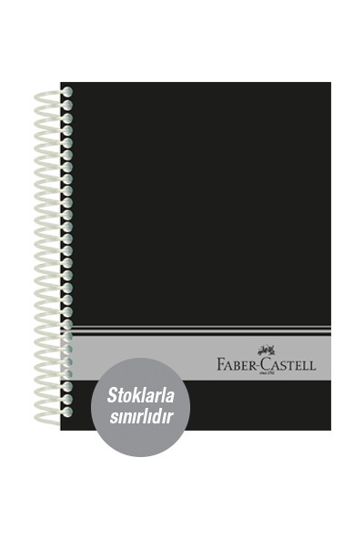 Faber-Castell Sert Kapak Sep.3+1 Siyah Defter 160 Yaprak (stoklarla sınırlıdır) Faber-Castell Sert Kapak Sep.3+1 Siyah Defter 160 Yaprak (stoklarla sınırlıdır)