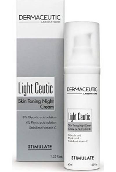 Dermaceutic Light Ceutic Skin Toning Night Cream 40 ml Dermaceutic Light Ceutic Skin Toning Night Cream 40 ml