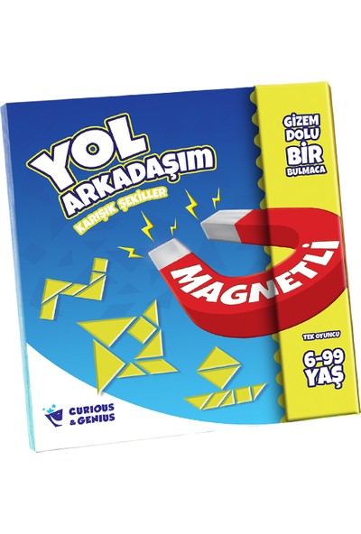 Curious&Genius Yol Arkadaşım Tangram Karışık Şekiller Curious&Genius Yol Arkadaşım Tangram Karışık Şekiller