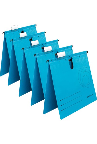 Herlitz Askılı Dosya Telli 5Li Mavi 587