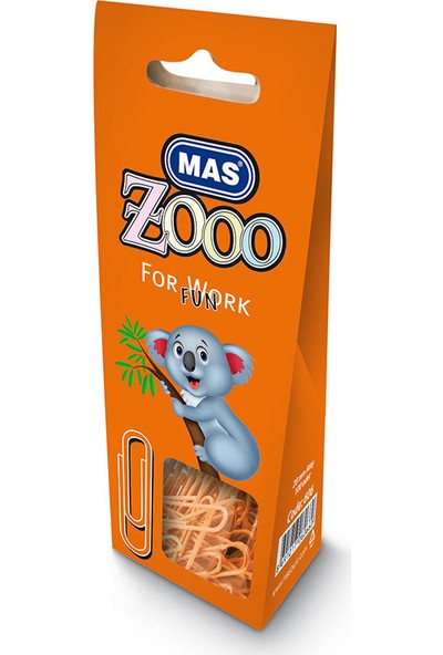 Mas Colors Karton Pakette Plastik Kapli Ataş No:3 Oranj 606 Mas Colors Karton Pakette Plastik Kapli Ataş No:3 Oranj 606