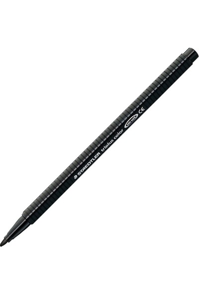 Staedtler Triplus Color Üçgen Keçeli Kalem Siyah 323-9 Staedtler Triplus Color Üçgen Keçeli Kalem Siyah 323-9