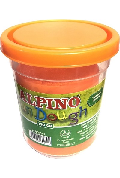 Alpino Tek Renk Oyun Hamuru Turuncu 130 gr. DP000312 Alpino Tek Renk Oyun Hamuru Turuncu 130 gr. DP000312