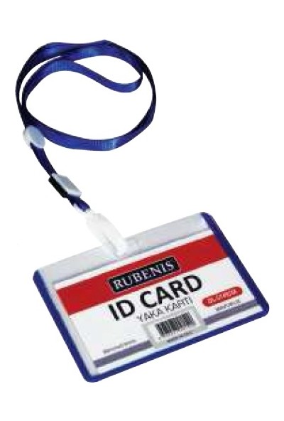 Rubenis İpli Yaka Kartı Mavi DL-5749/M