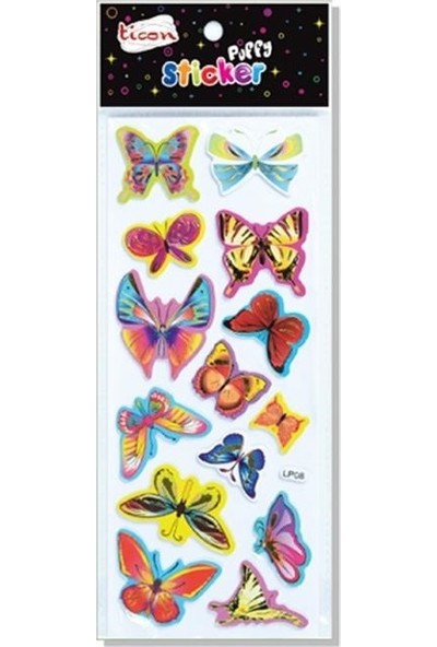 Ticon Sticker Puffy 138654 (Kabartmalı) Tps-35 Ticon Sticker Puffy 138654 (Kabartmalı) Tps-35