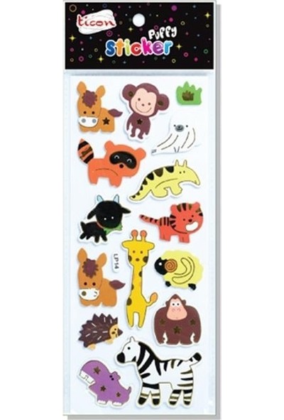 Ticon Sticker Puffy 138016 (Kabartmalı) Tps-5 Ticon Sticker Puffy 138016 (Kabartmalı) Tps-5