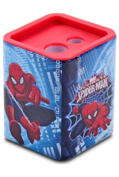 Spider-Man Metal Kutu Çiftli Kalemtraş SM-9753