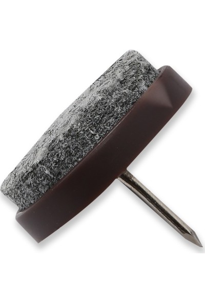 Toprak Çivili Masa Sandalye ve Koltuk Keçesi Zemin Koruyucu Kahverengi 20 Adet 20mm Toprak Çivili Masa Sandalye ve Koltuk Keçesi Zemin Koruyucu Kahverengi 20 Adet 20mm