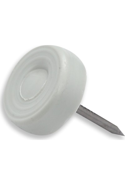 Toprak Çivili Masa Sandalye Zemin Koruyucu Beyaz Plastik Ayak 25 Adet 16mm Toprak Çivili Masa Sandalye Zemin Koruyucu Beyaz Plastik Ayak 25 Adet 16mm