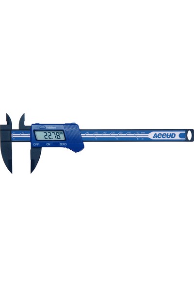 Accud Plastik Dijital Kumpas 150 Mm 11700611