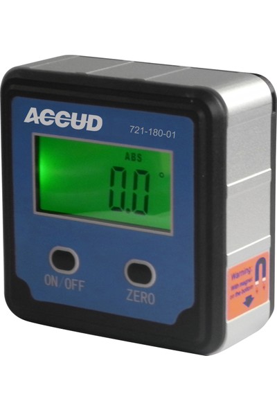Accud Dijital Su Terazisi Açı Ölçer 0 - 360 Derece 59 Mm 72118001