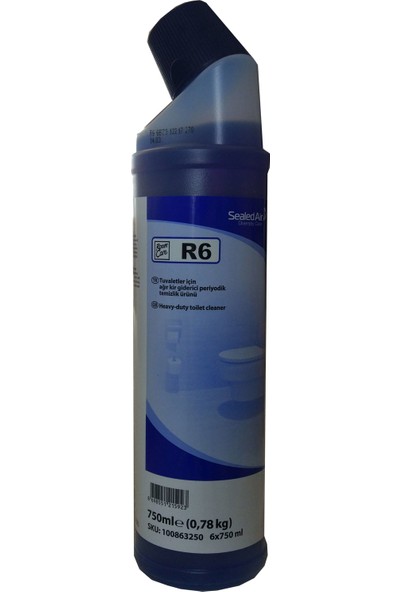 Diversey Taski Room Care R6 Ağır Kirler İçin Klozet Temizlik Ürünü 0.77kg (6 adet)