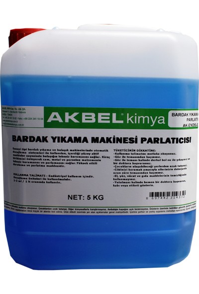 Akbel Kimya Bardak Yıkama Makinesi Parlatıcısı 5 kg Akbel Kimya Bardak Yıkama Makinesi Parlatıcısı 5 kg