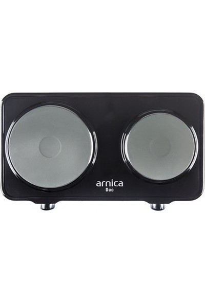Arnica Duo GH25040 2500 W Çiftli Siyah Elektrikli Ocak Arnica Duo GH25040 2500 W Çiftli Siyah Elektrikli Ocak