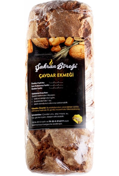 Şakran Böreği 900 gr Çavdar Ekmeği Şakran Böreği 900 gr Çavdar Ekmeği