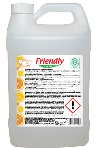 Friendly Organic Bulaşık El Deterjanı Portakal 5 lt Friendly Organic Bulaşık El Deterjanı Portakal 5 lt