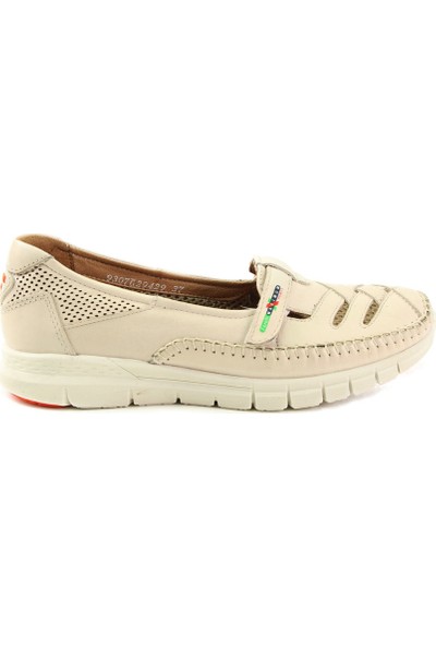 Forelli 29429G Comfort Kadın Ayakkabı Bej